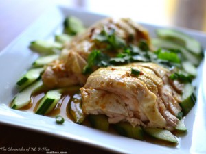 Hainanese Chicken Rice (Poached Chicken) Recipe | Ms I-Hua & The Boy
