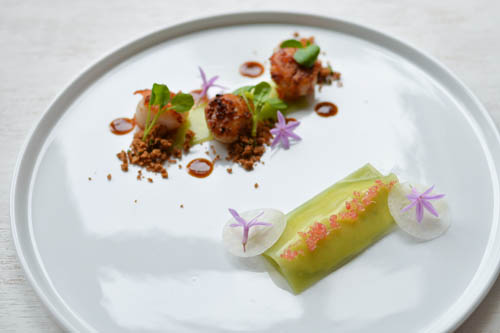 Playground: Scallops, Spanner Crab & Cucumber Wrapper | Ms I-Hua & The Boy